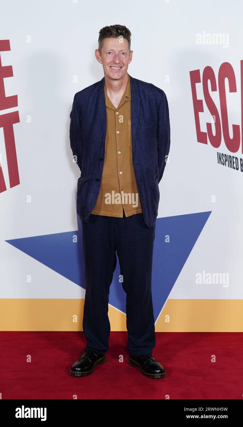 William Ivory attends the world premiere of The Great Escaper at BFI ...