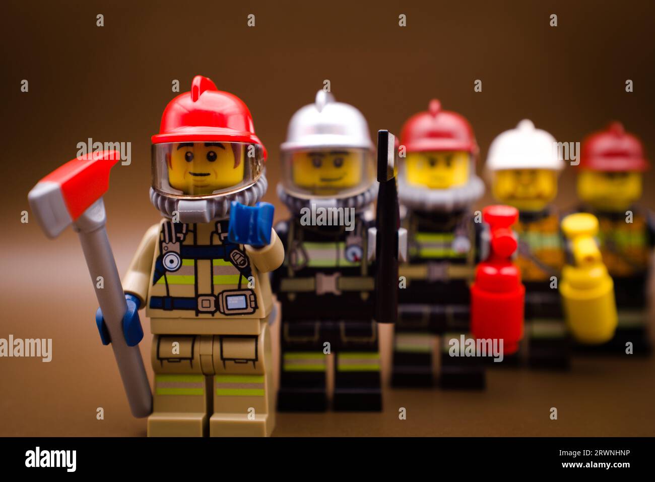 Firefighter axe on white hi-res stock photography and images - Alamy