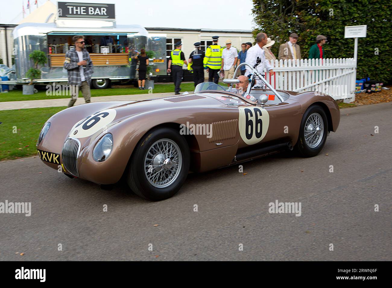 1952 Jaguar C-type driven by Jenson Button / Alex Buncombe in the ...