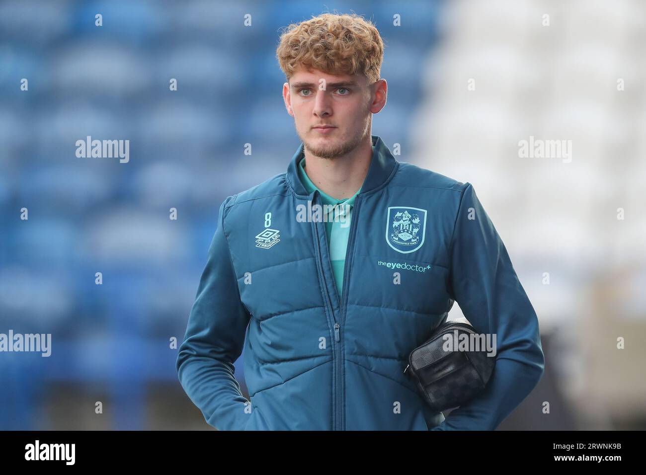 Jack Rudoni #8 of Huddersfield Town arrives ahead of the Sky Bet ...
