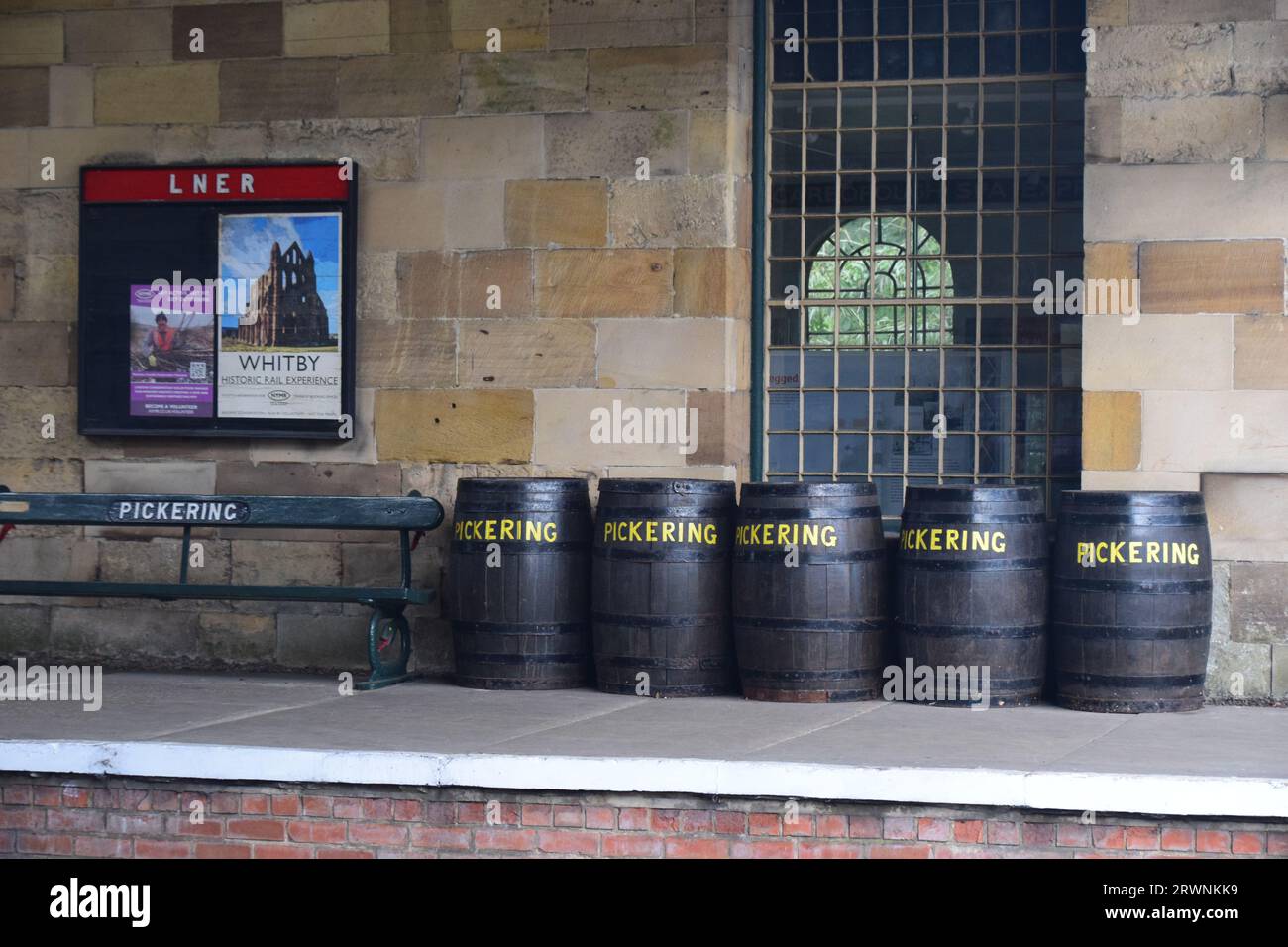 Pickering railway station takes you back into the 1930's era when steam ...