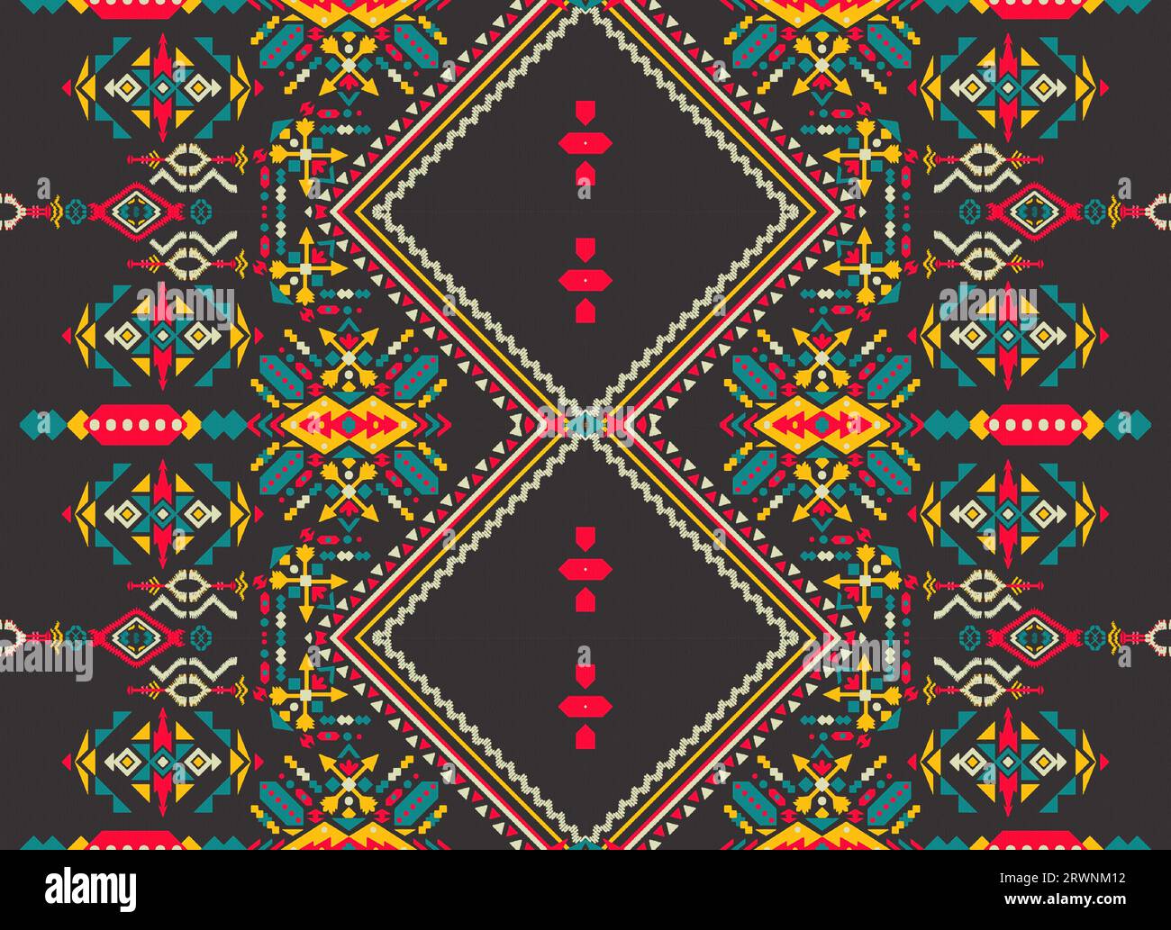 Textile design border vector vectors hi-res stock photography and ...