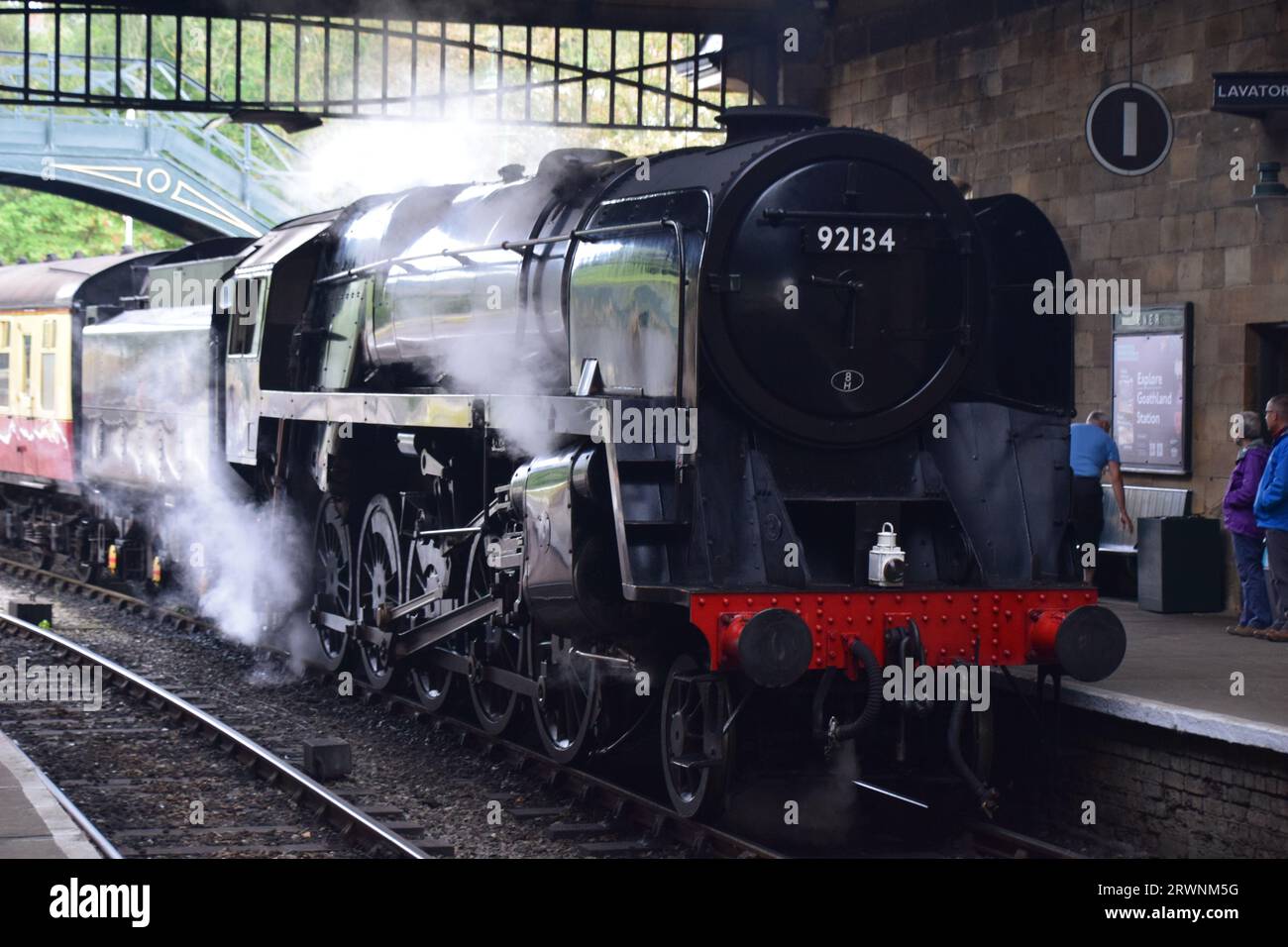 Pickering railway station takes you back into the 1930's era when steam ...