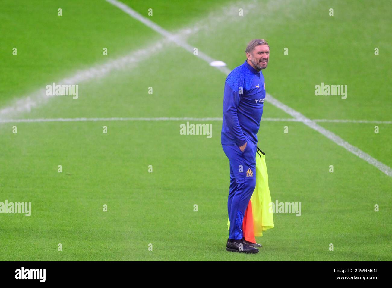 AMSTERDAM - Interim coach Jacques Abardonado of Olympique Marseille ...