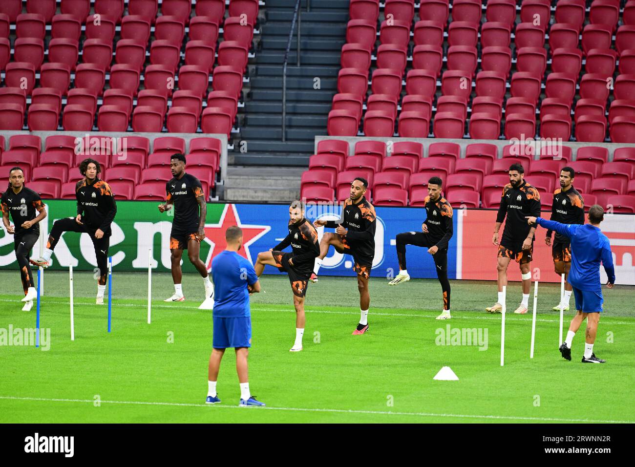 Marseille soccer team players training hi-res stock photography and ...