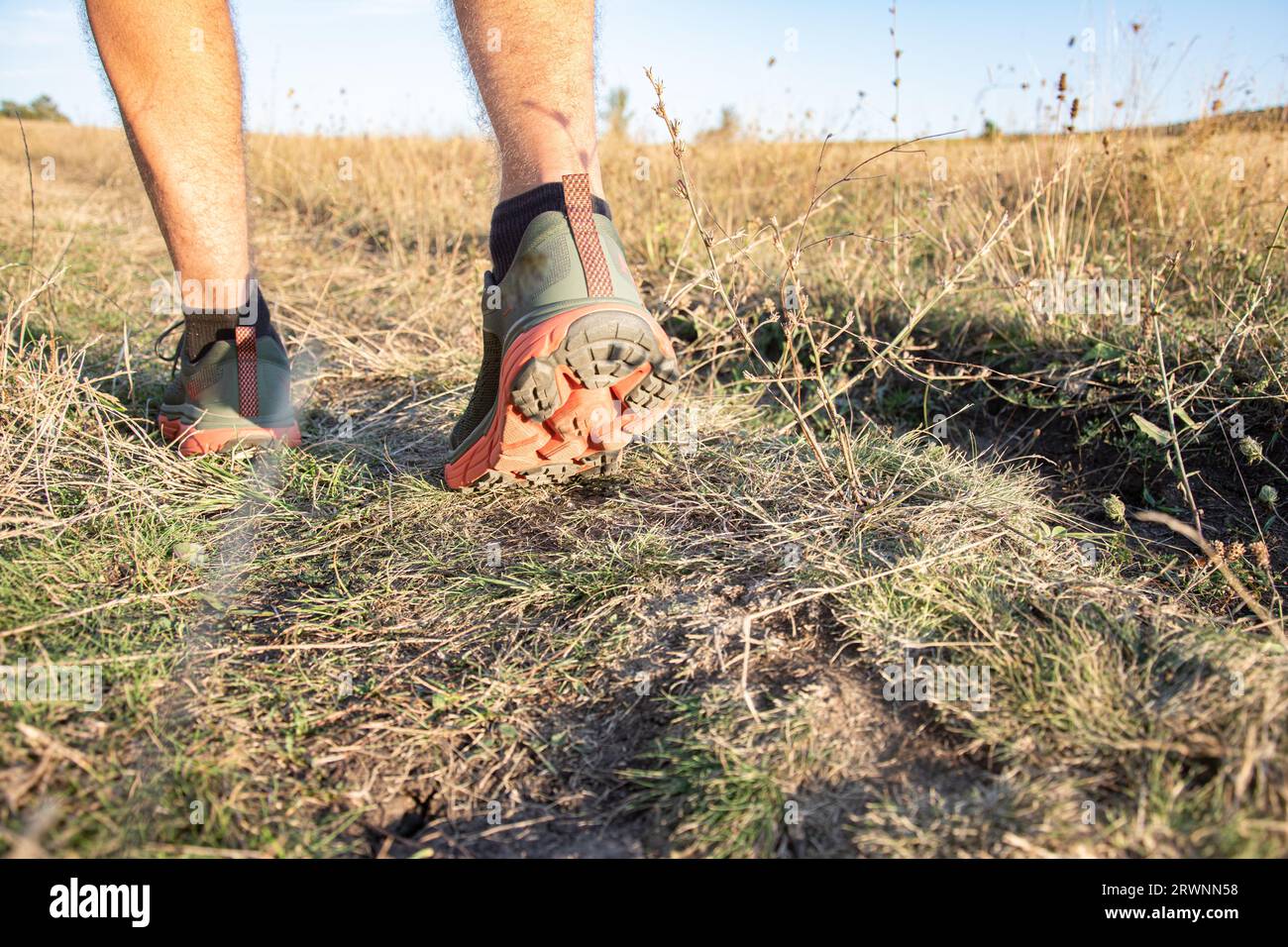 Trail running athlete exercising hi-res stock photography and images ...