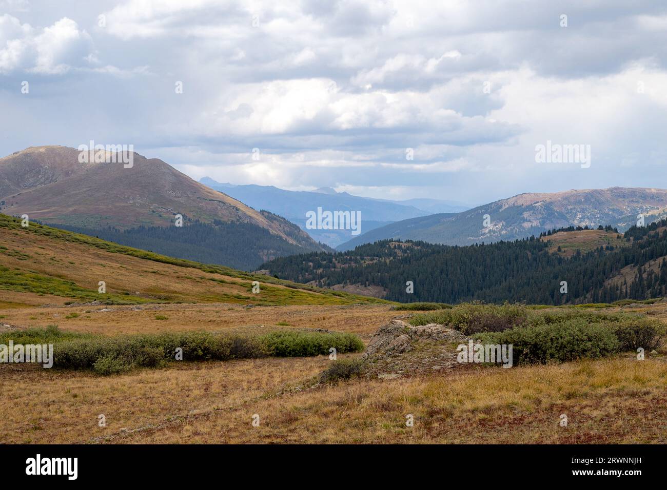 Views from Independence Pass which is at 12,000 foot elevation outside ...