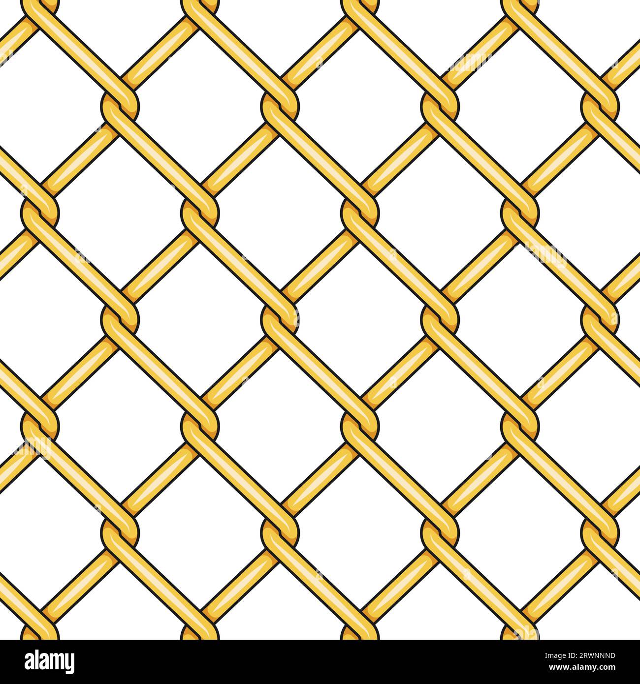 Seamless pattern with gold mesh netting. Vector colored background on white Stock Vector Image ...