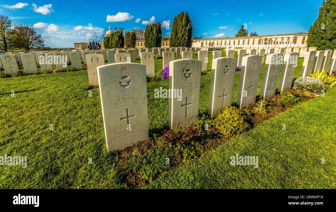 Tyne Cot, World War I Cemetry, Belgium Stock Photo - Alamy