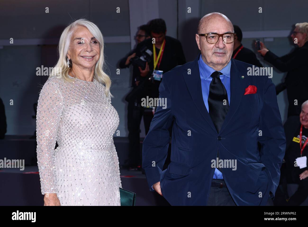 VENICE, ITALY - SEPTEMBER 03: Dante Ferretti and Francesca Lo Schiavo ...