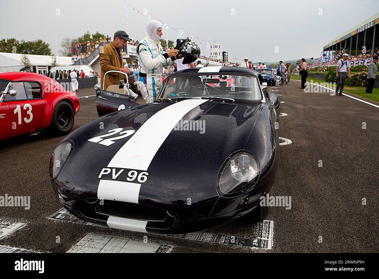1963 Jaguar E-type 'lightweight' reg number PV 96 at The Goodwood ...
