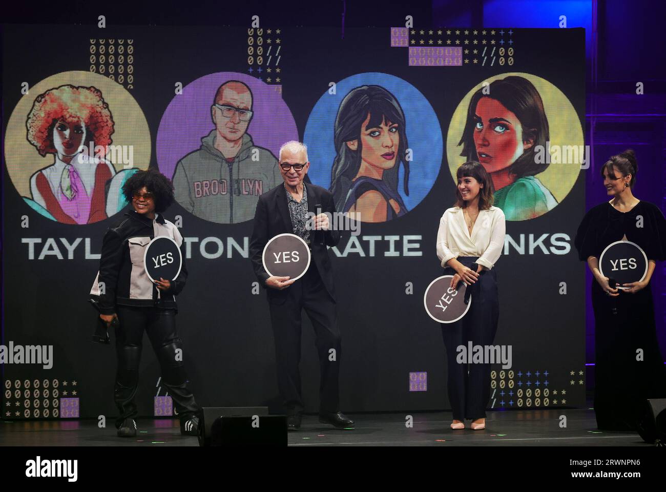 Hamburg, Germany. 20th Sep, 2023. The jury consisting of singer ...
