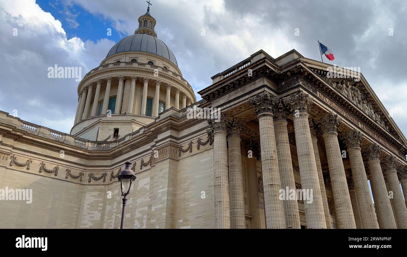 The Dome of Paris Pantheon Stock Photo - Alamy