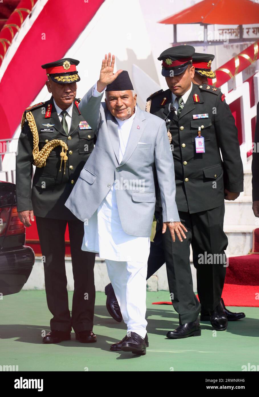 Kathmandu, Bagmati, Nepal. 20th Sep, 2023. Nepal's President Ram ...