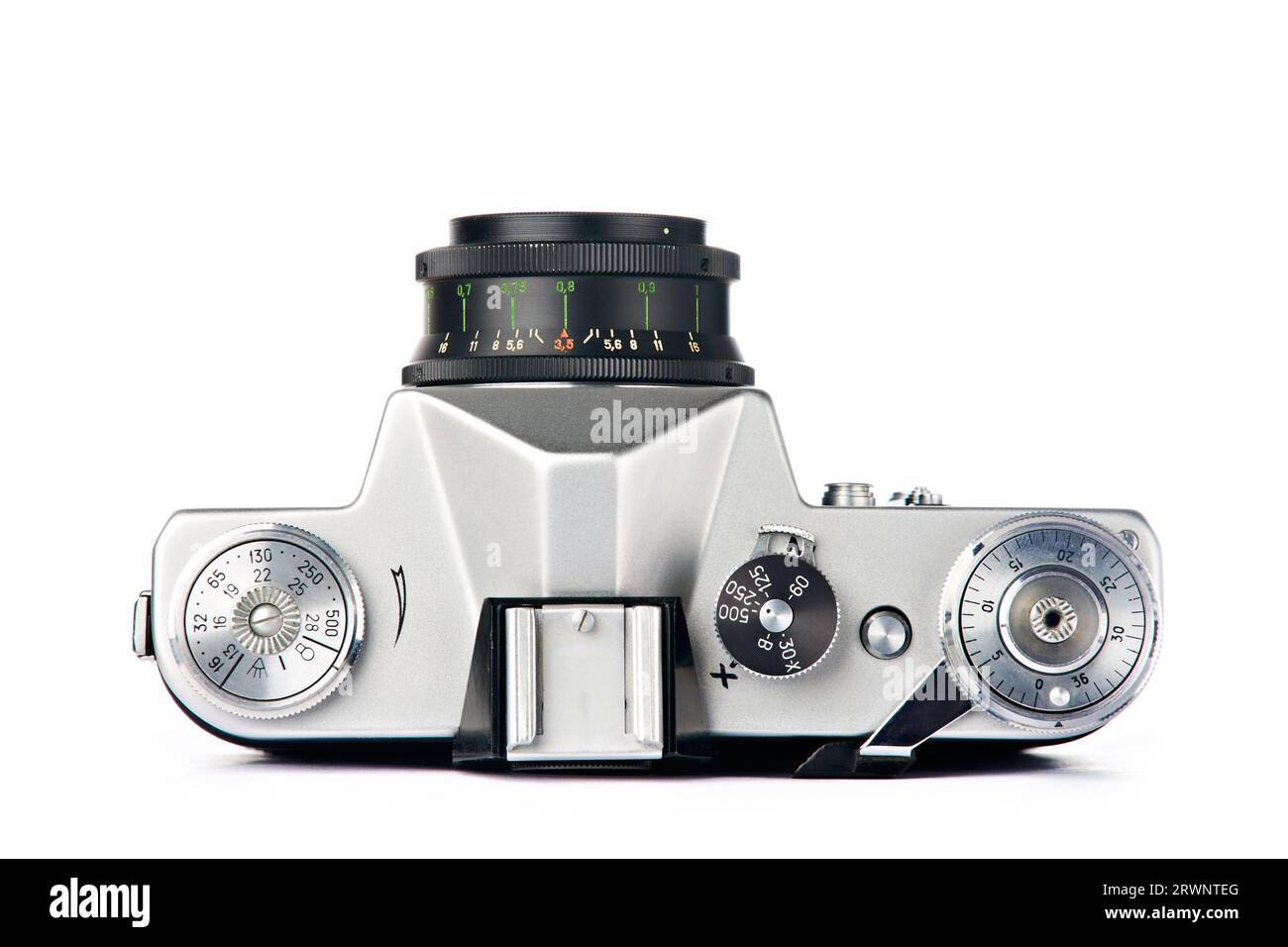 Old vintage analog film camera Cut Out Stock Images & Pictures - Alamy