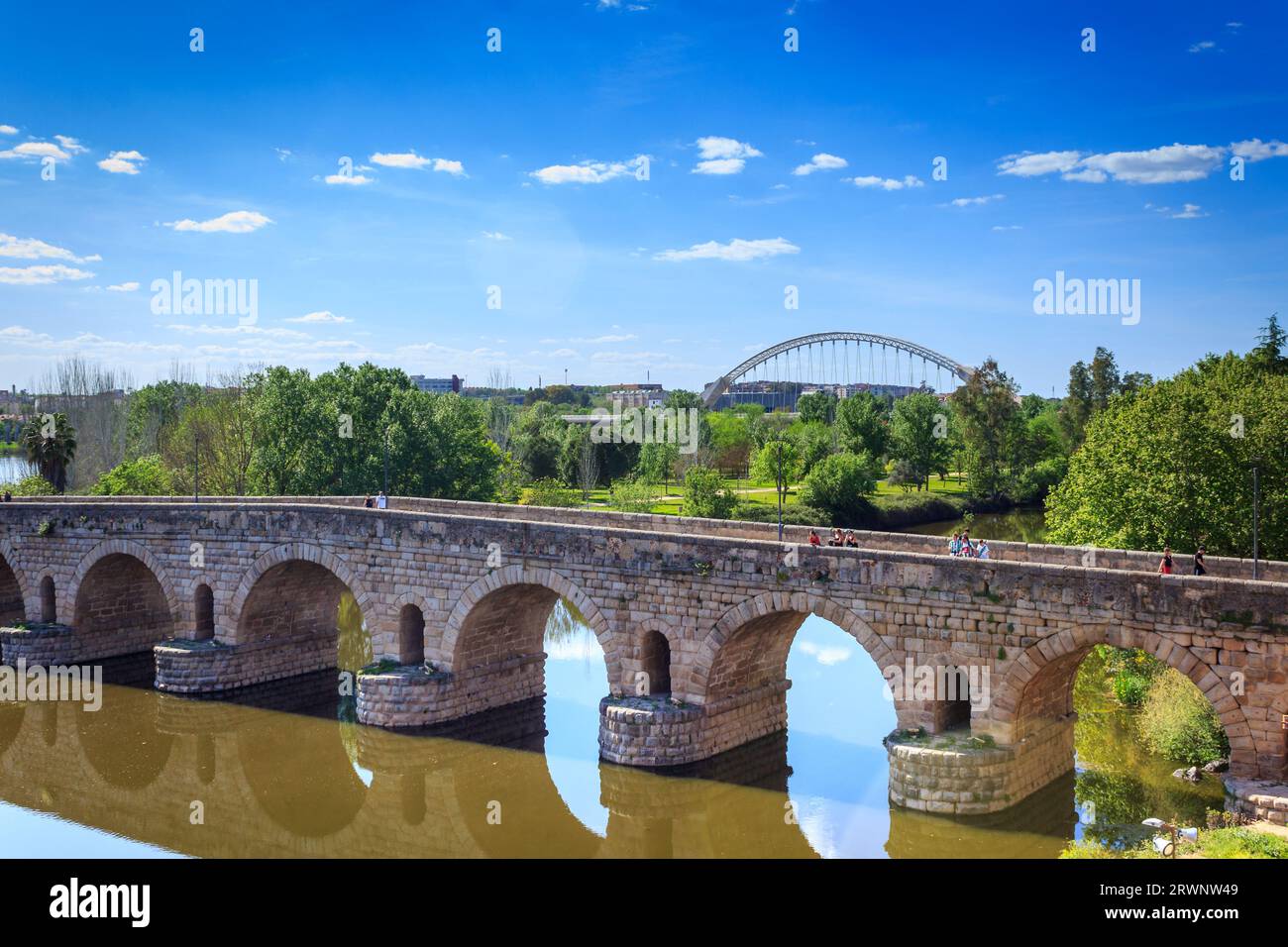 Ancient and modern bridges, Spain Stock Photo - Alamy