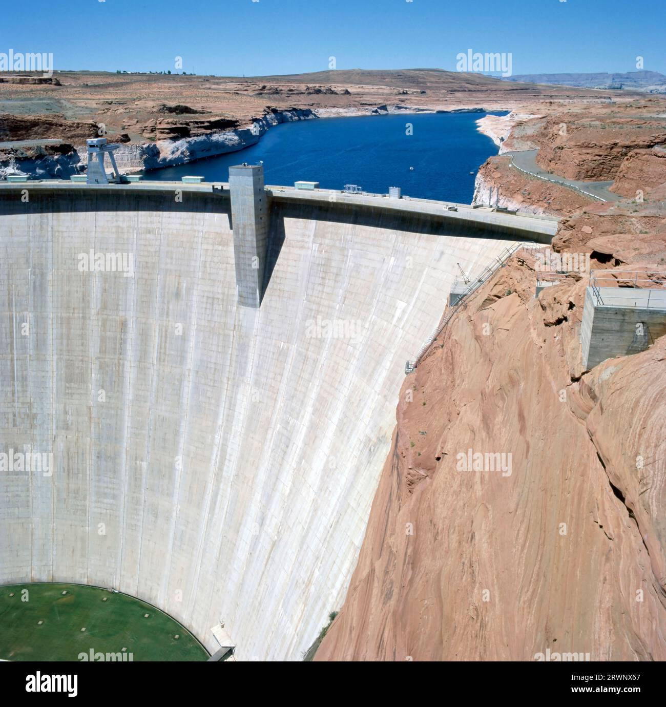 The famous Hoover Dam near Boulder City, USA was opened 1 March 1936 ...