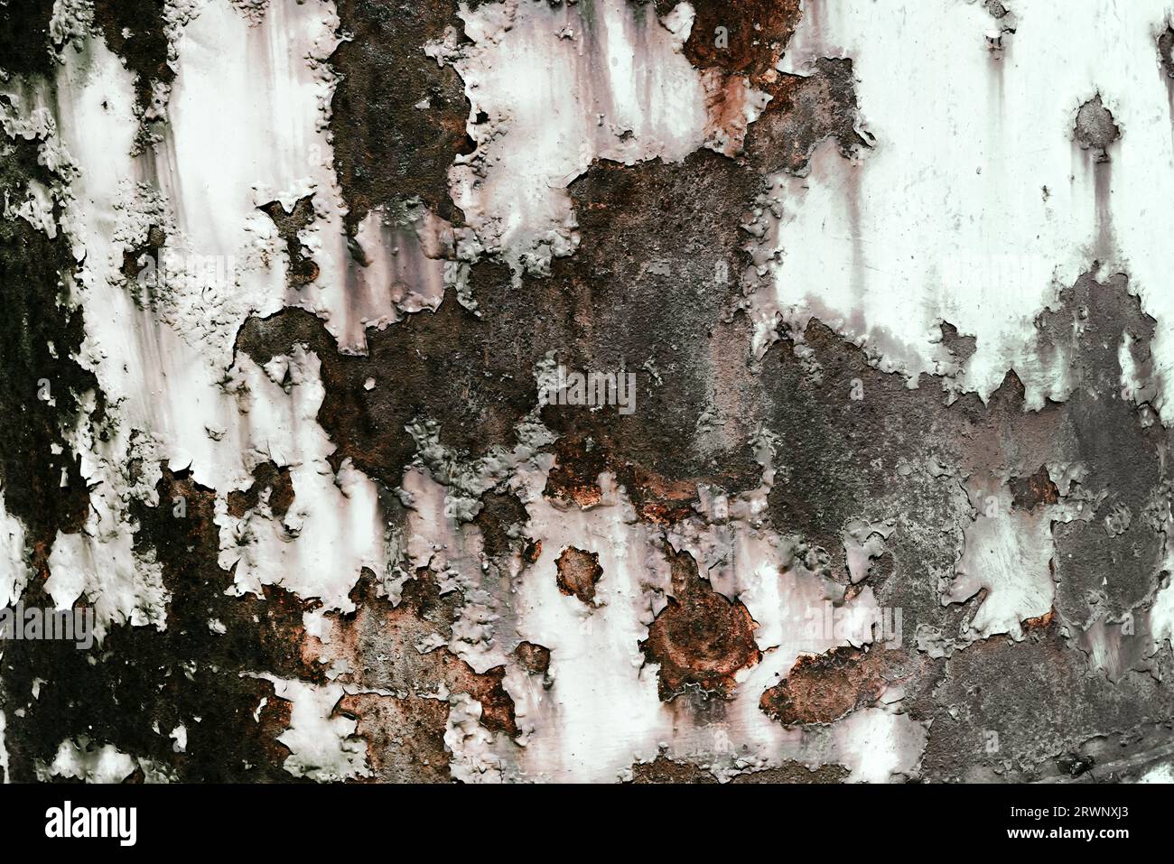 Cracked paint on metal surface. Metal texture with rust Stock Photo - Alamy