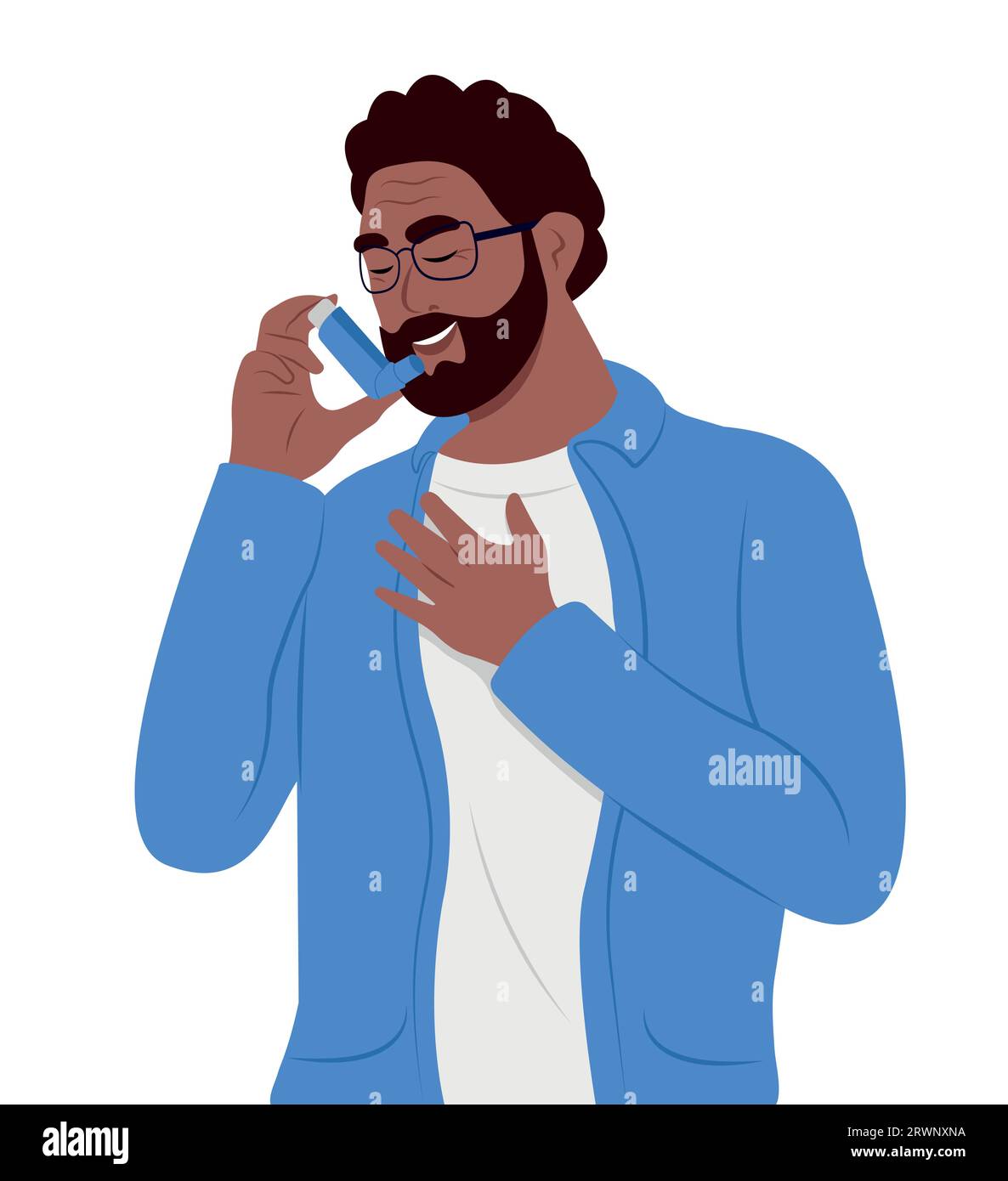 Bronchoscopy asthma Stock Vector Images - Alamy