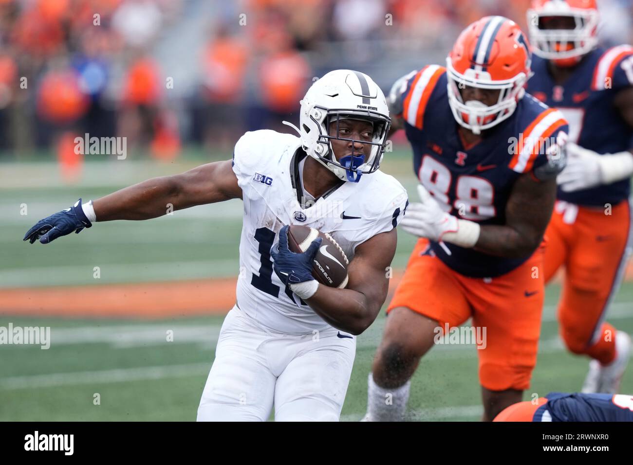 Penn State running back Kaytron Allen carries the ball during an NCAA ...