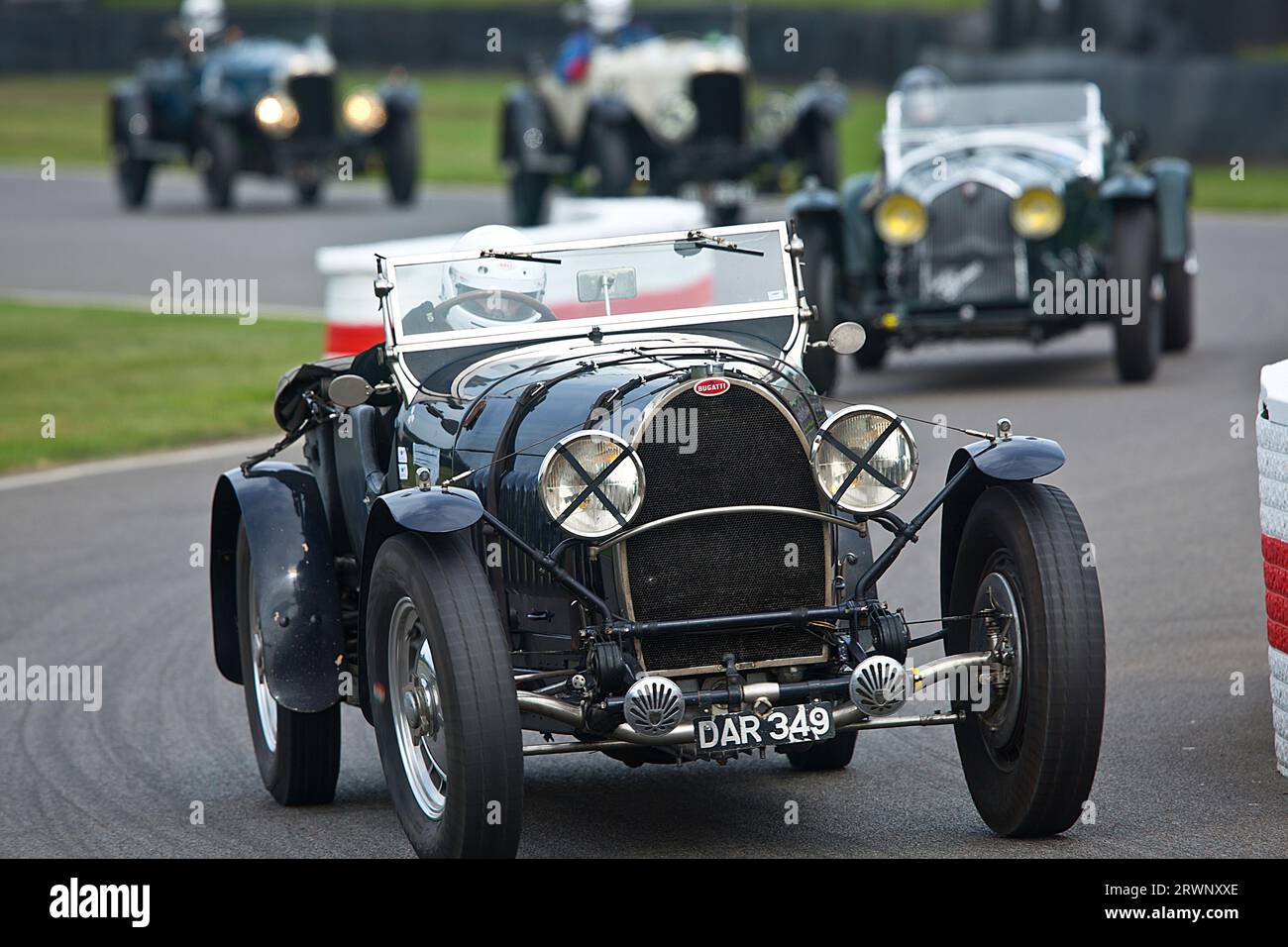 Vintage Bugatti in the Rudge-Whitworth Cup at The Goodwood Revival ...