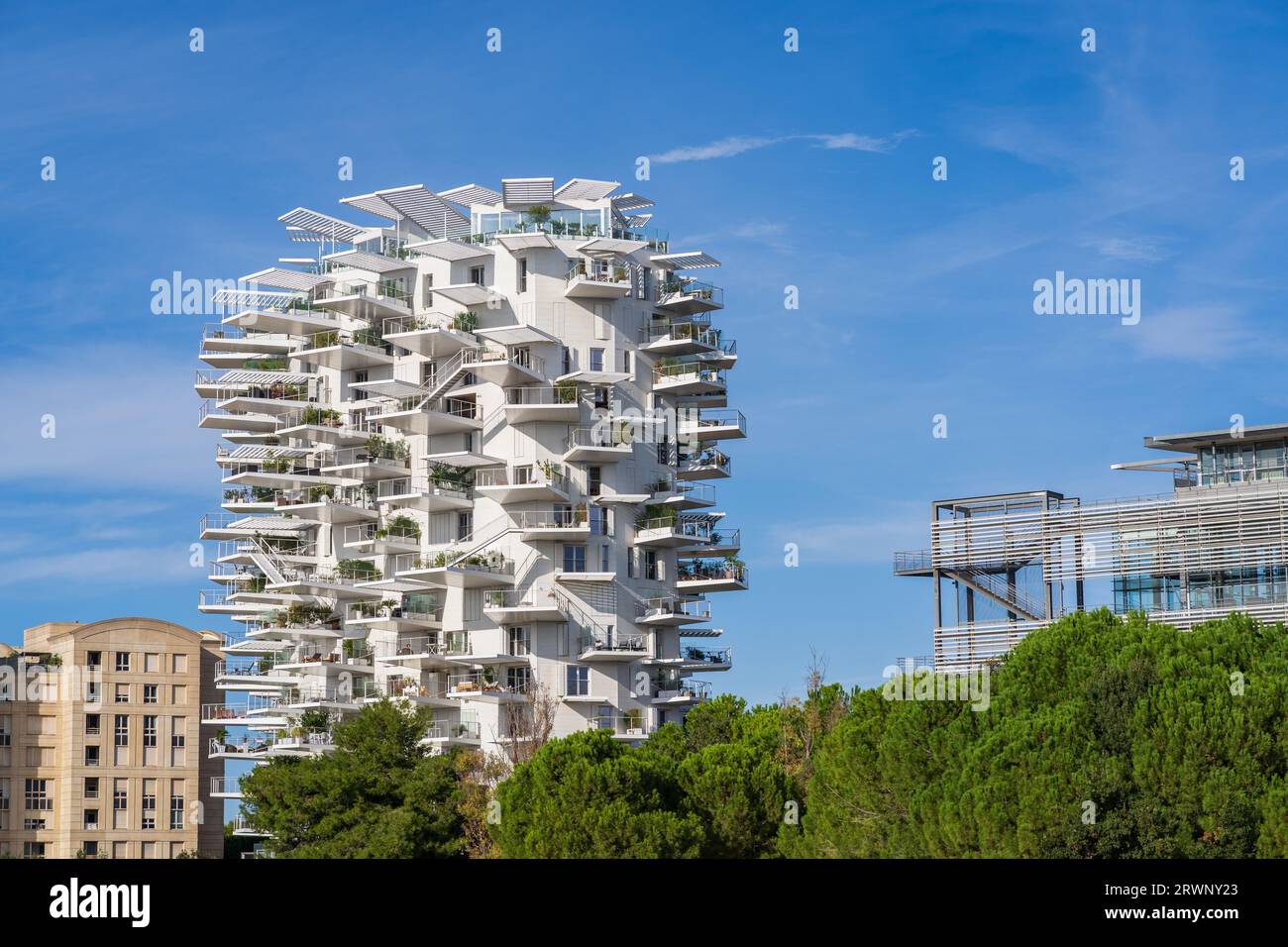 Montpellier, France - 09 18 2023 : Cityscape view of famous landmark ...