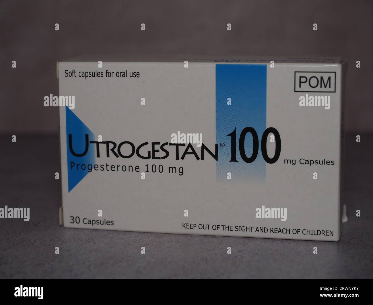 Utrogestan 100 Progesterone Stock Photo - Alamy