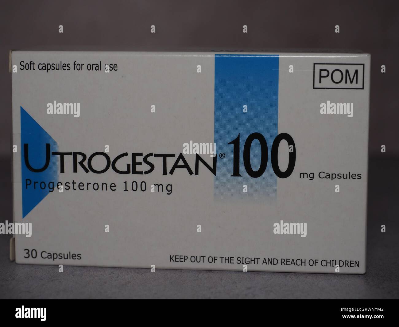Utrogestan 100 Progesterone Stock Photo - Alamy