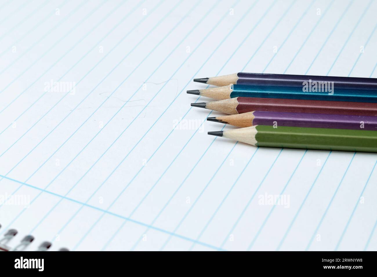Pen notebooks bright background hi-res stock photography and images - Alamy