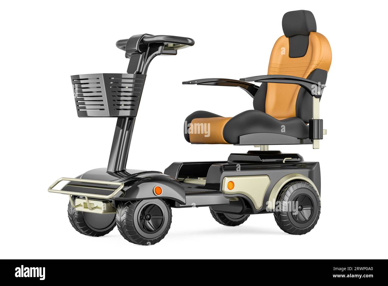 Powered mobility scooter. 4 Wheel Electric Powered Wheelchair Mobile ...