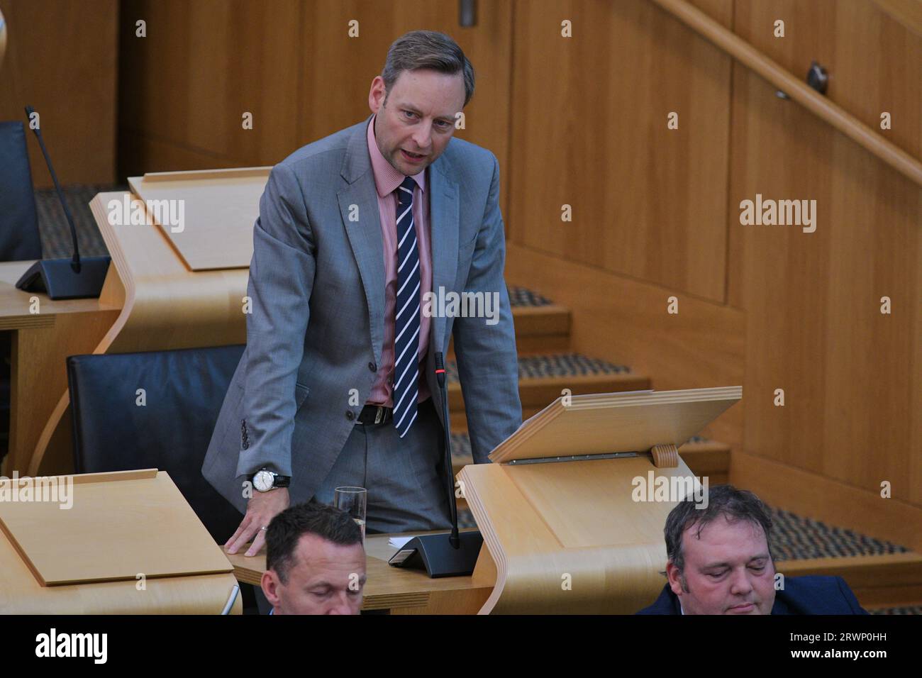 Edinburgh Scotland, UK 20 September 2023. Liam Kerr Scottish ...