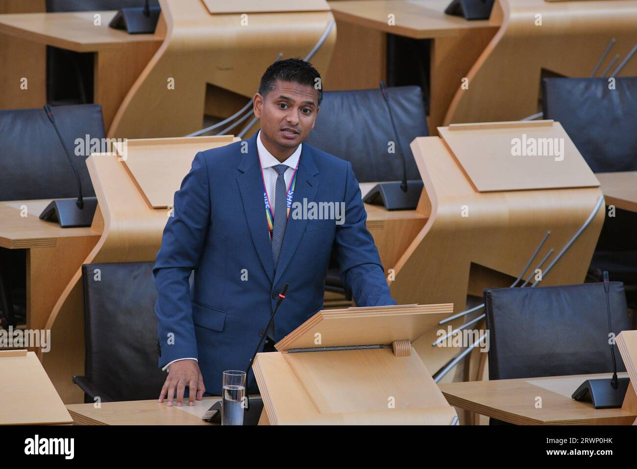 Edinburgh Scotland, UK 20 September 2023. Dr. Sandesh Gulhane Scottish ...