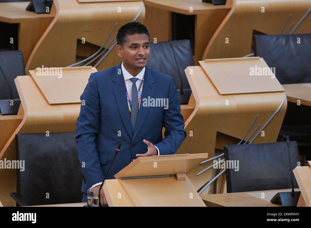 Edinburgh Scotland, UK 20 September 2023. Dr. Sandesh Gulhane Scottish ...