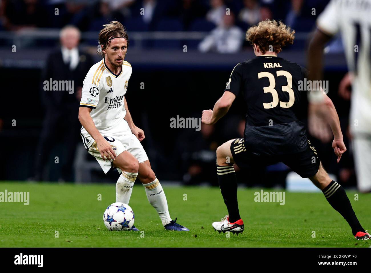 Madrid, Spain. 20th Sep, 2023. Luka Modric of Real Madrid Cf in action ...