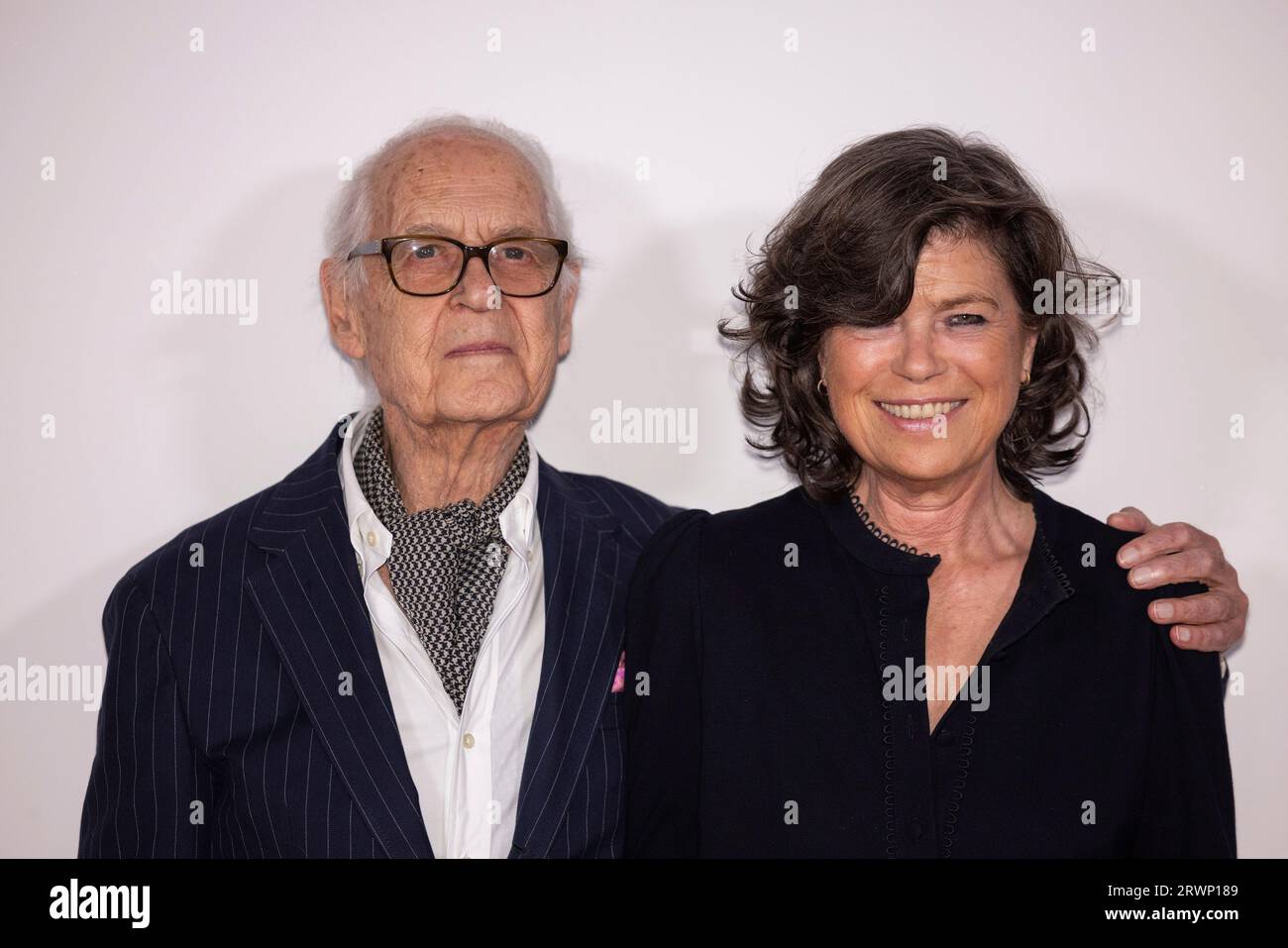 John Standing and Sarah standing pose for photographers upon arrival at ...