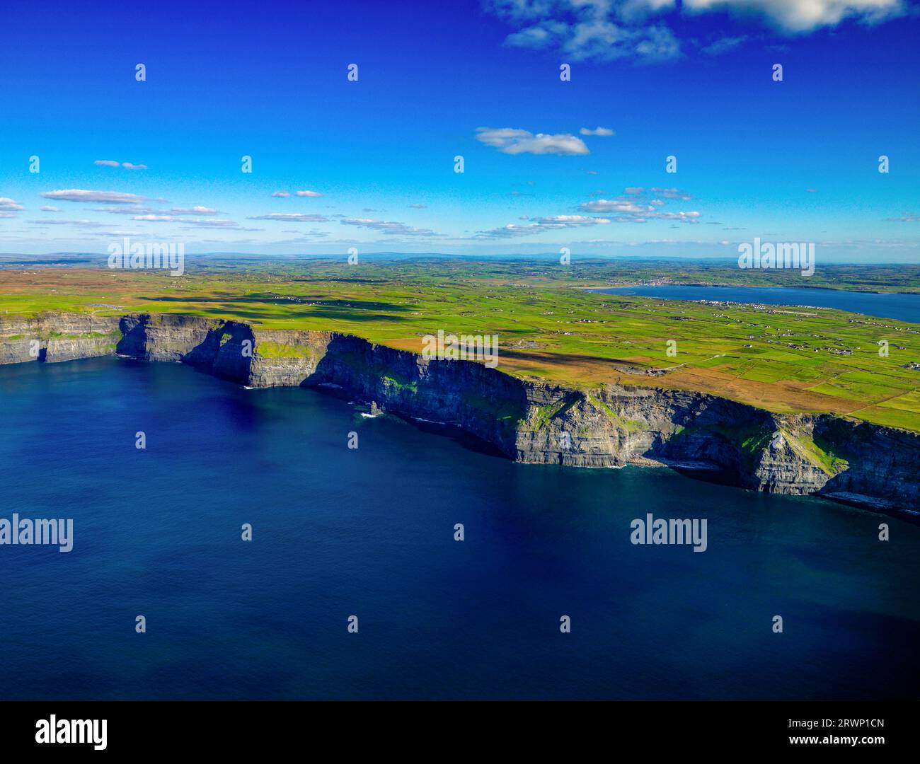 Aerial of the Cliffs of Moher,County Clare, Ireland Stock Photo - Alamy