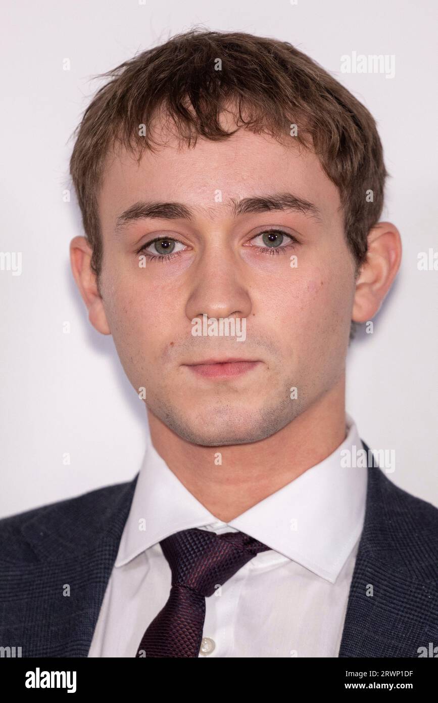 Elliot Norman poses for photographers upon arrival at the world ...