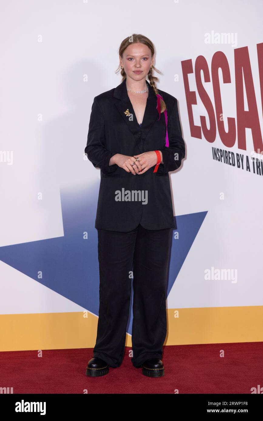 Laura Marcus poses for photographers upon arrival at the world premiere ...