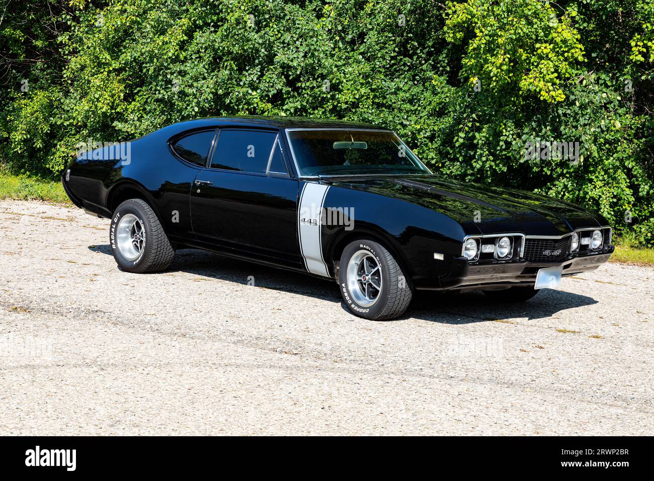 1968 Oldsmobile 442 on pavement Stock Photo - Alamy