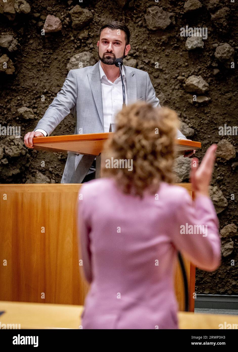 THE HAGUE - Stephan van Baarle DENK during the first day of the General ...