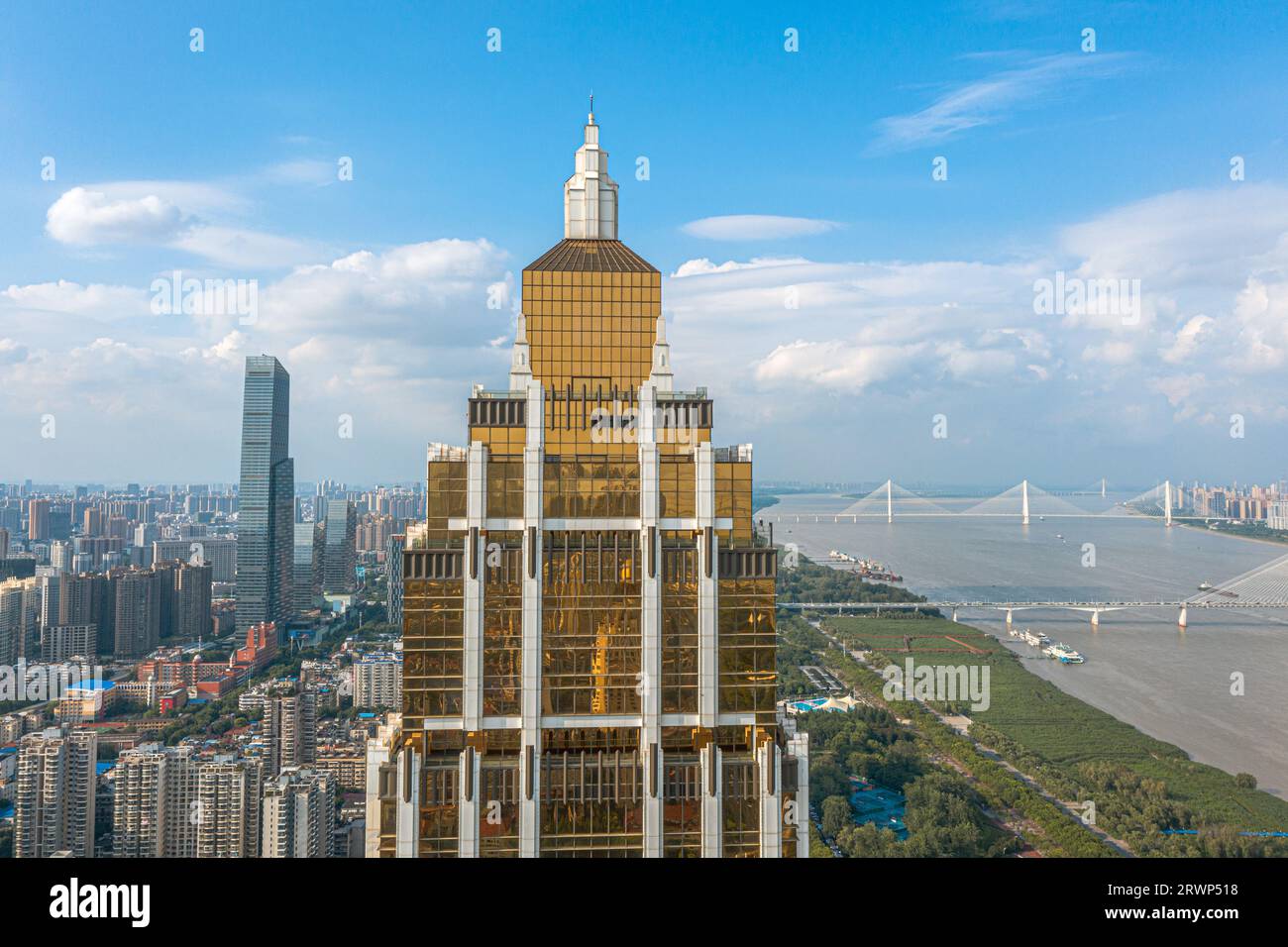 A modern high-rise building with breathtaking panoramic views of the ...