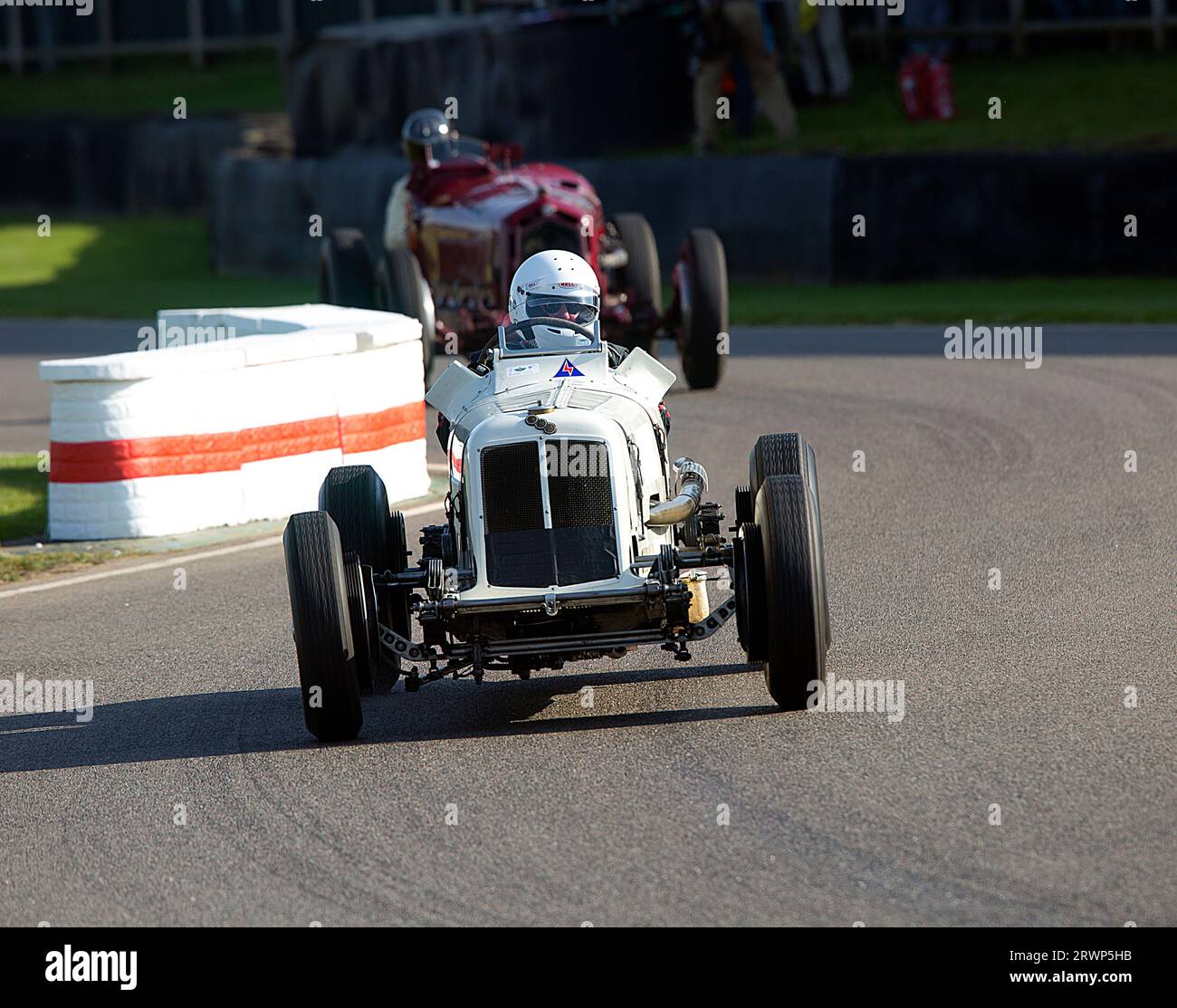 1930s ERA competing in The Goodwood Trophy race at The Goodwood Revival ...