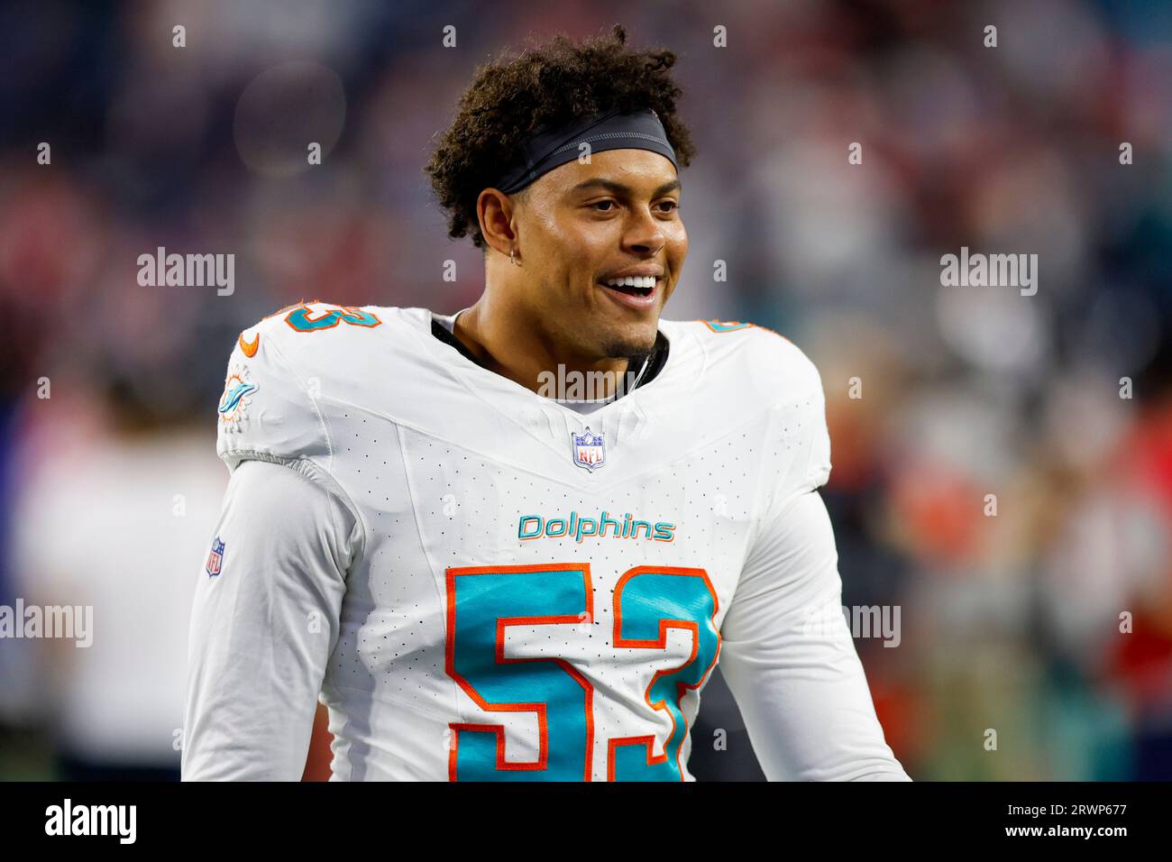 Miami Dolphins linebacker Cameron Goode (53) reacts after defeating the ...