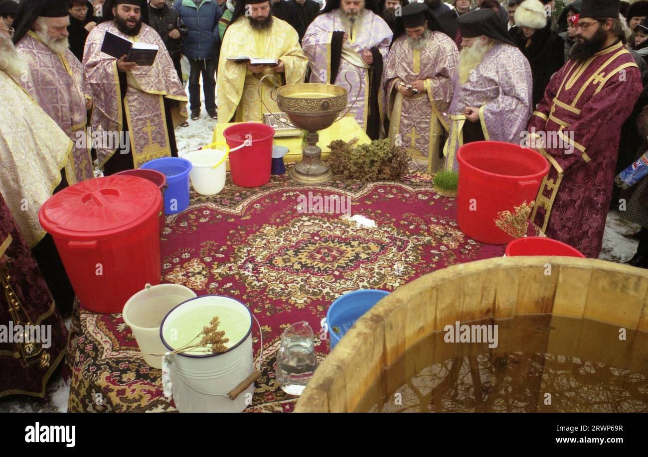 Caldarusani Monastery, Ilfov County, Romania, 2002. Traditional ...