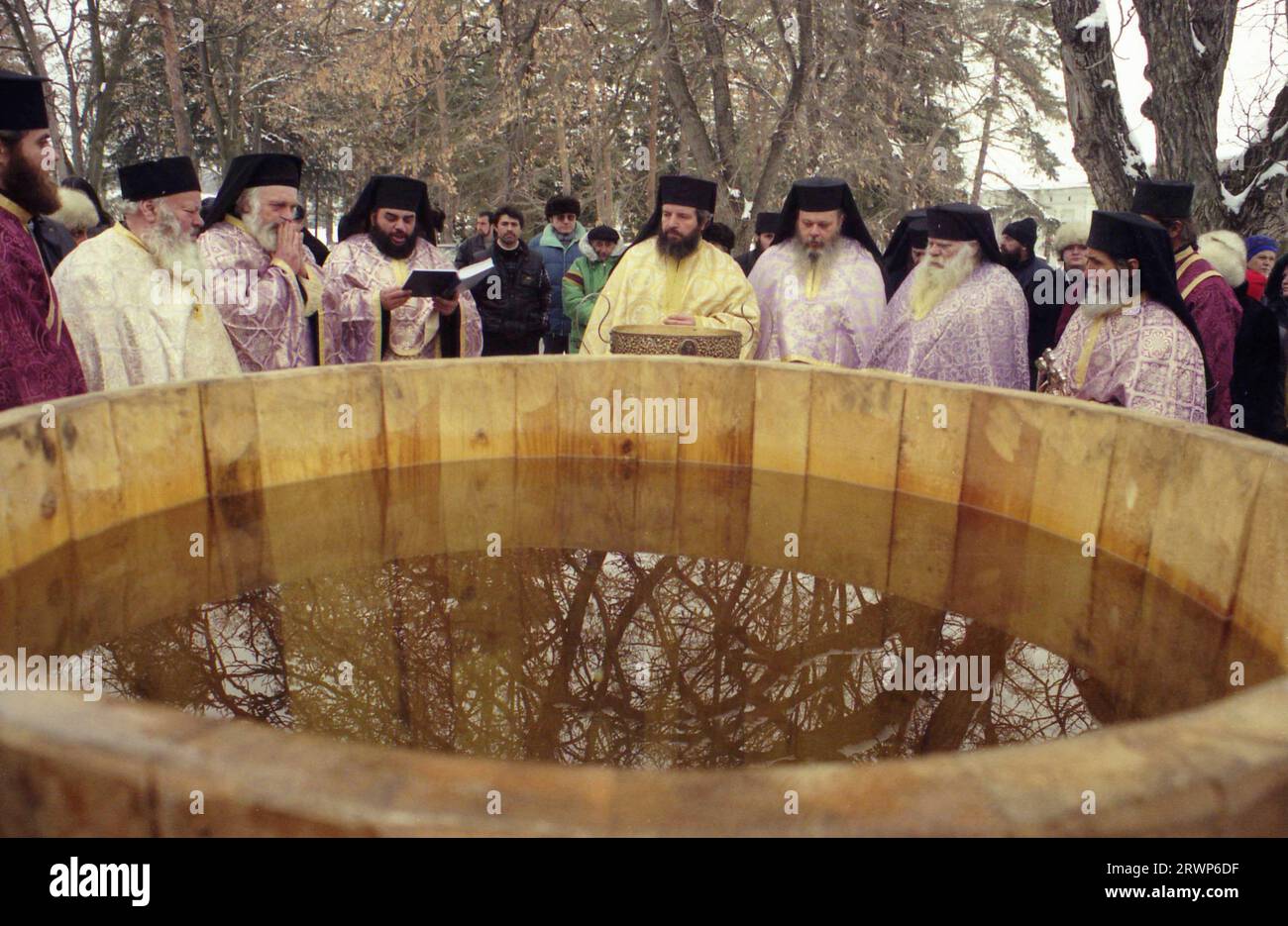 Caldarusani Monastery, Ilfov County, Romania, 2002. Traditional ...