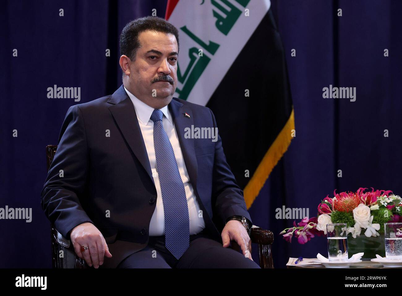 New York, USA. 20th Sep, 2023. Iraq's Prime Minister MOHAMMED SHIA AL ...