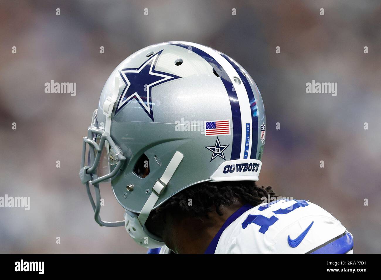 Dallas Cowboys wide receiver Michael Gallup (13) with the Gil Brandt ...