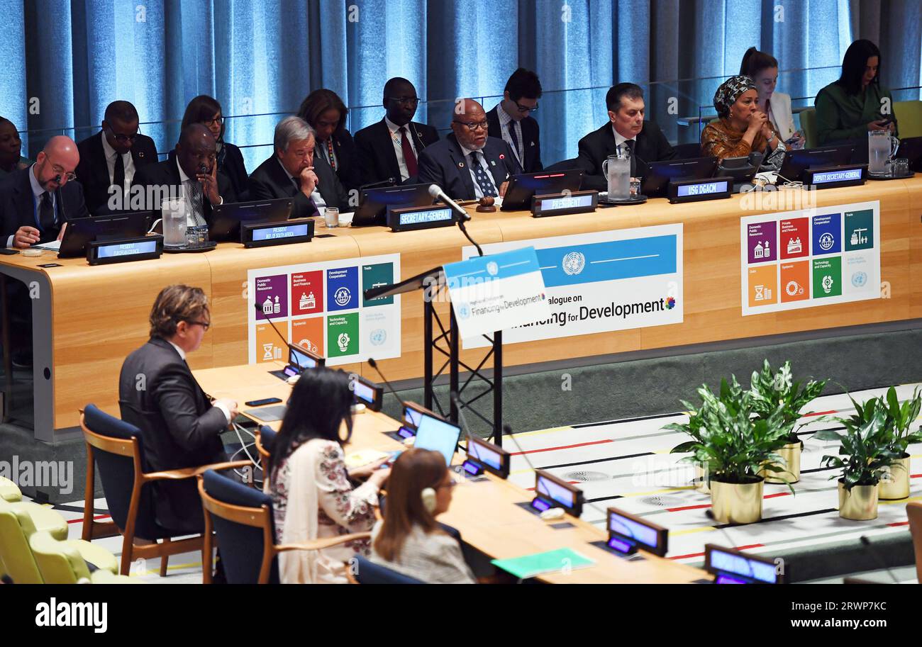 United Nations. 20th Sep, 2023. The UN High-level Dialogue on Financing ...