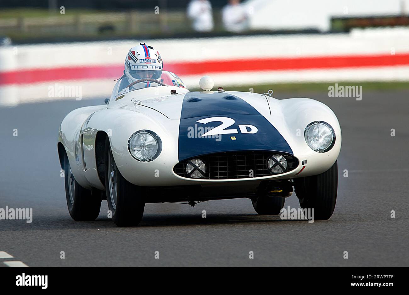 1955 Ferrari 750 Monza driven by Tazio Ottis / Art Hebert in the ...