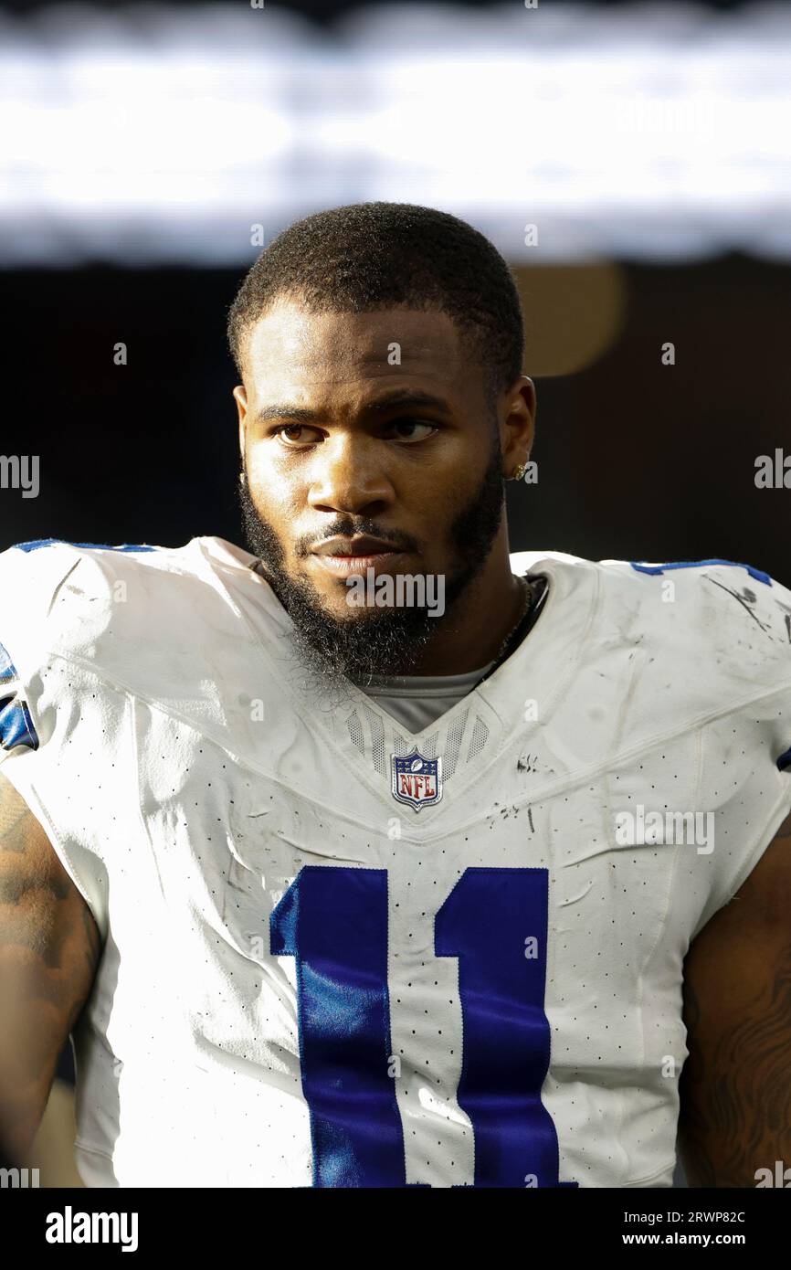 Dallas Cowboys linebacker Micah Parsons (11) after an NFL football game ...